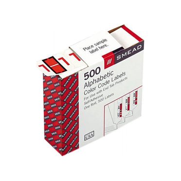 Alphabetic Color Coded Labels, Complete Set - Letters A to Z, Barkley ...