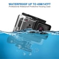 GoPro Waterproof Housing Case for Hero 2018/7/6/5 Black, 45m Underwater ...