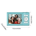 Green Green Digital Camera 1080P Hd 16X Zoom 50Mp Ccd Student Portable ...