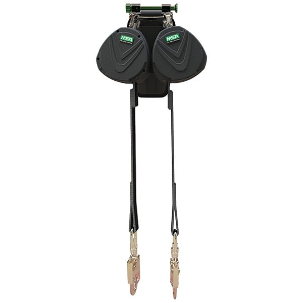 MSA V-Edge Leading Edge Self-Retracting Web PFL, Twin Leg w/ Steel ...