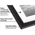 4x6 Collage Picture Frame with Shatter-Resistant Glass - Fits Three 4x6 ...