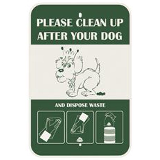 Poopy Pouch Pet Waste Station Replacement Sign - Walmart.com