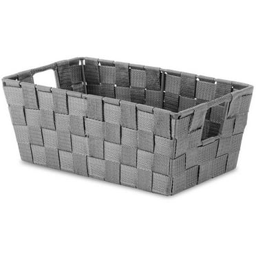 Whitmor Woven Strap Storage Baskets - Set Of 3 - Espresso - Walmart.com