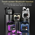 QUETTIO Wireless Earbuds Bluetooth 5.4, 60H Playtime, LED Touch Screen ...