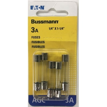 Bussman BP/AGC-5 RP 5 Amp Fuses 5 Count - Walmart.com