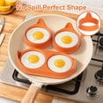 Egg Rings for Cooking, 2 Pack Egg Molds with Leak-Proof Design, Non ...