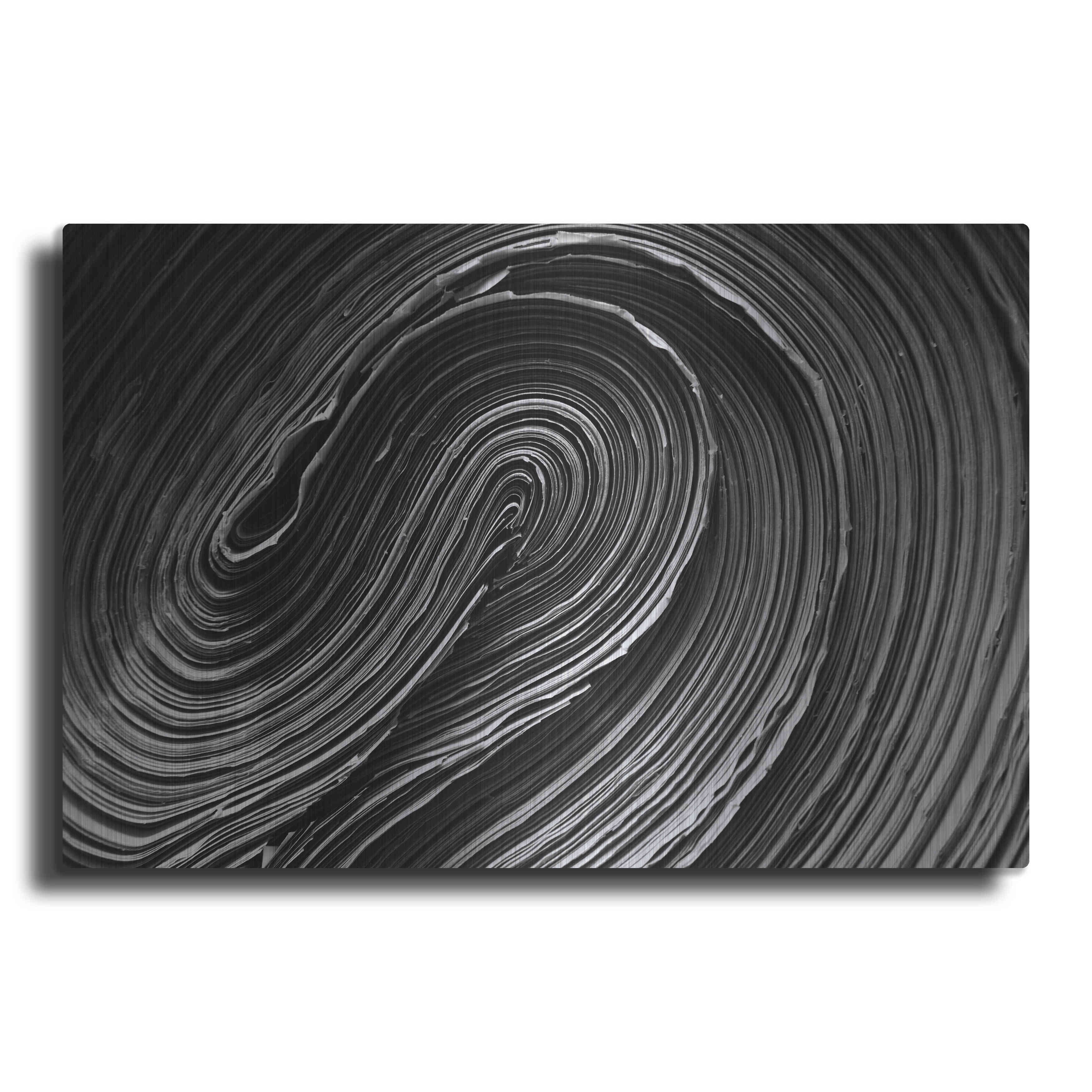 Luxe Metal Art 'Rolled Up' by Epic Portfolio Metal Wall Art, 16"x12 ...