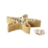 Kaplan Early Learning Company Starfish Washable Wicker Basket - Walmart.com