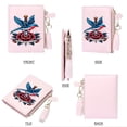 Classic Women Long Wallet Abstract Print Clutch Wallet Practical PU ...