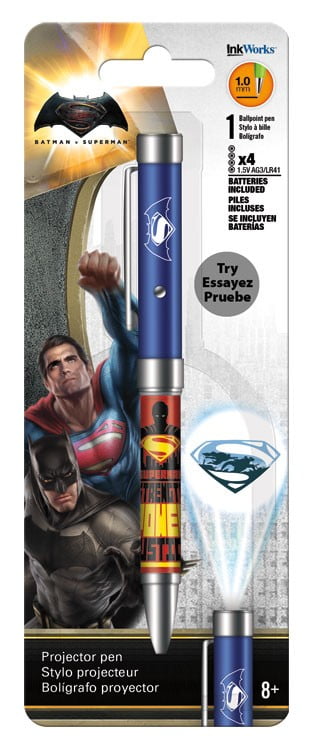 Projector Pen - Batman vs Superman -Super Logo Flashlight 1.0mm ...