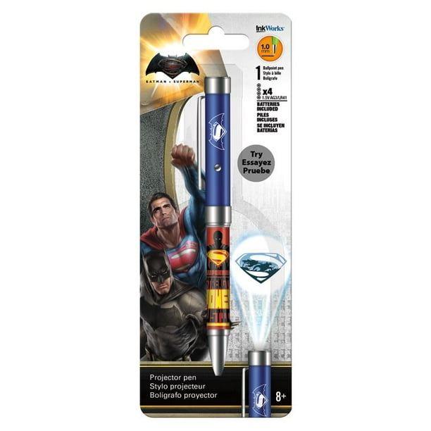 Projector Pen - Batman vs Superman -Super Logo Flashlight 1.0mm ...