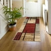 Better Homes & Gardens Spice Grid 1'10" x 5' Rouge Indoor Runner Rug ...