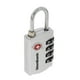 Luggage Lock Tsa 4 Dial Silver - Walmart.com