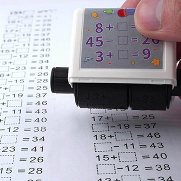 Addition Subtraction Math Stamp Rolling 1-100 Number for Teaching ...