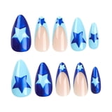 Fofosbeauty 24pcs Press on False Nails Tips, Stiletto Fake Acrylic ...