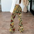 DailyTrove Women's Wide-Leg Lounge Pants - Leopard & Floral Panel ...