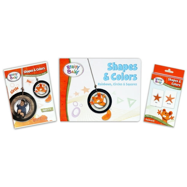 Brainy Baby Teach Your Child Shapes and Colors Learning Library ...