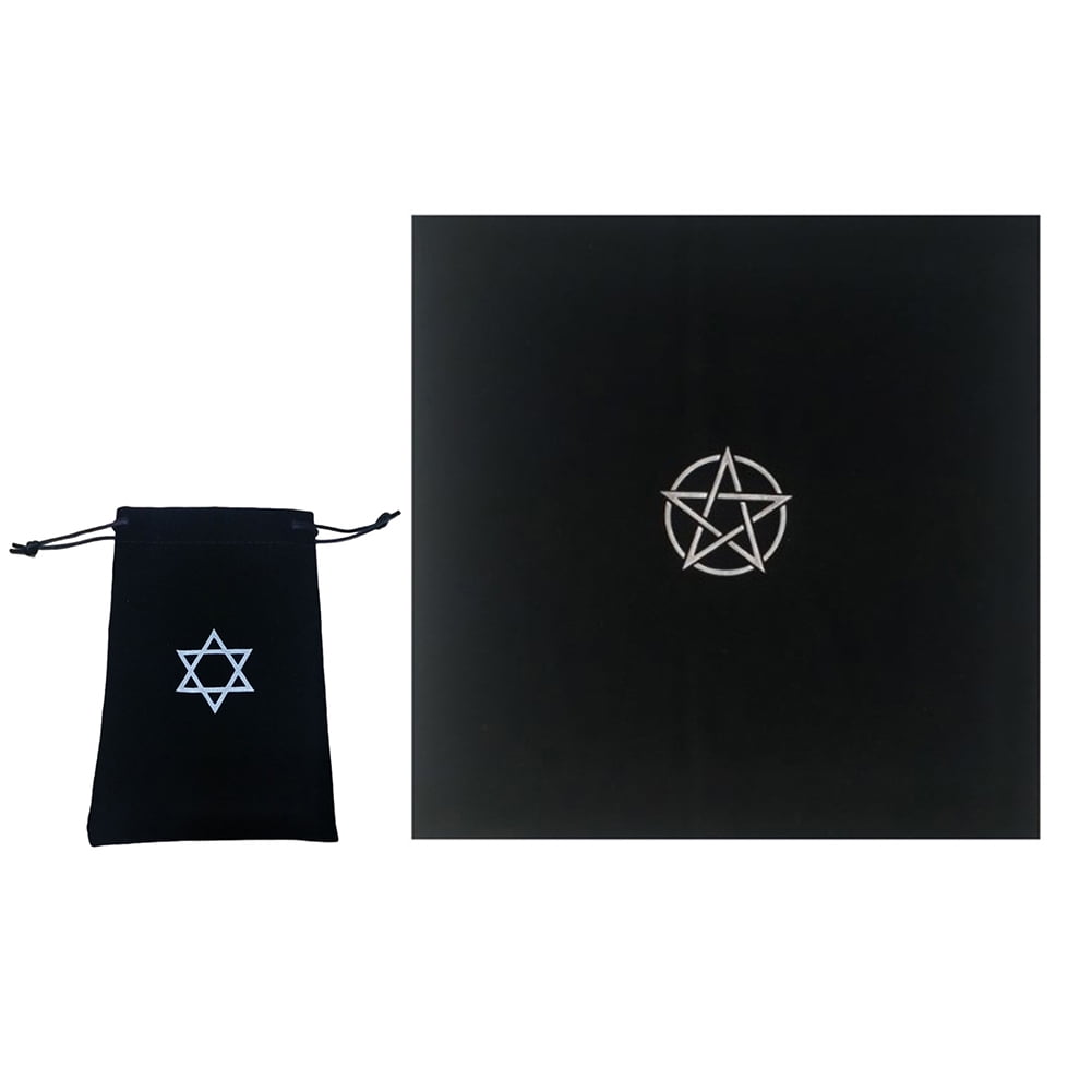 Pentagrams Mat Juego Mesa Pentacles Tarot Pentagram Mantel | Walmart en ...