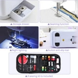 BCOOSS Sewing Machine for Beginners Portable with 12 Stitches ...