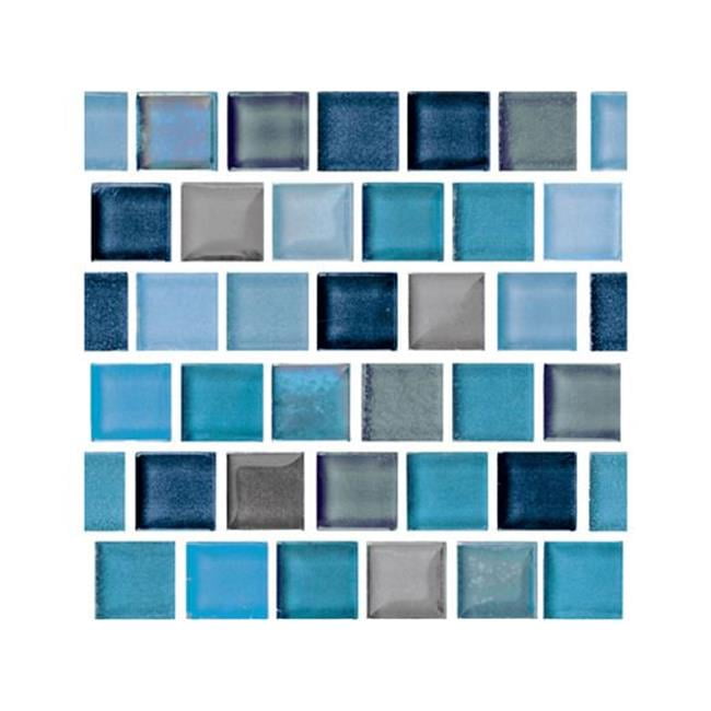 National Pool Tile 9730-5AT 1 x 10 sq ft. & 1 x 1 in. Jules Pool Tile ...