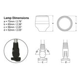 Hella Marine NaviLED 360 Compact All Round Lamp 2nm 40 Fold Down Base Black - Walmart.com