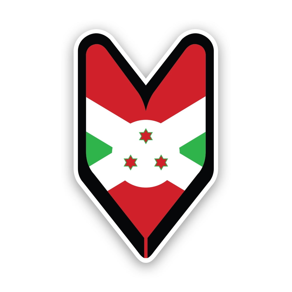 Burundian Driver Badge Sticker Decal - Self Adhesive Vinyl ...