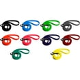 DogLine - Biothane Waterproof Dog Leash Strong Coated Nylon Webbing with Black Hardware Odor ...