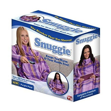 The Original Snuggie - Super Soft Fleece Blanket With Sleeves And ...