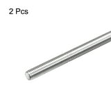 Uxcell Fully Threaded Rod M6 x 130mm 1mm Thread Pitch 304 Stainless ...