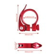 Aluminum Alloy Bike Seat Post Clamp Quick Release Bicycles Seatpost ...