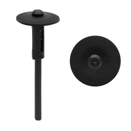 20pcs 6mm Hole Black Plastic Rivets Car Trunk Fastener Retainer Clips ...