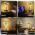 BAGZY Desk Lamp Warm White 3000K USB Bedside Lamp Modern Lamp Touch ...