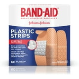 BAND-AID Plastic Strips All One Size 60 Each - Walmart.com