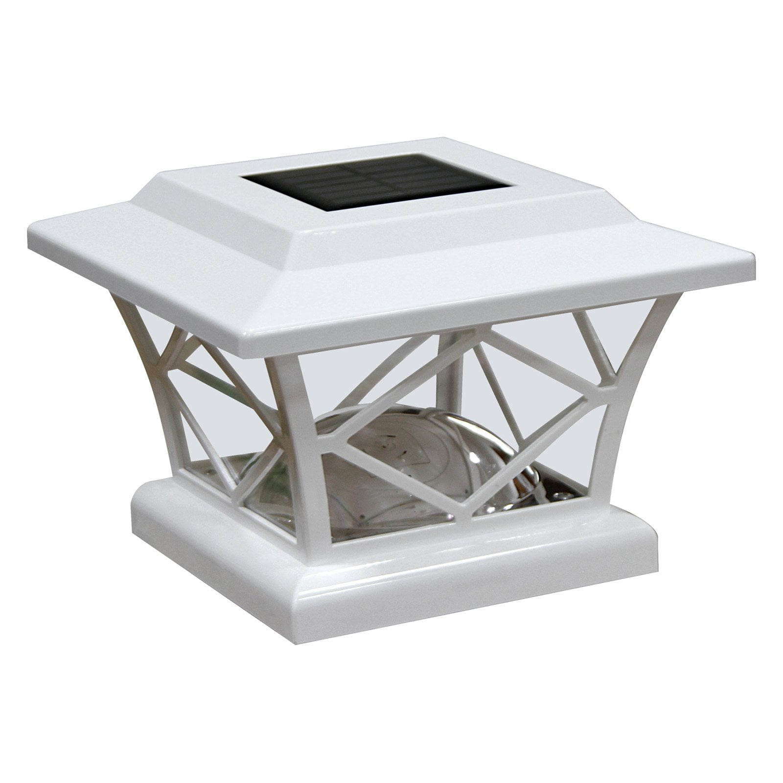 Pine Top Mini Fence Light Solar Post Cap - Walmart.com