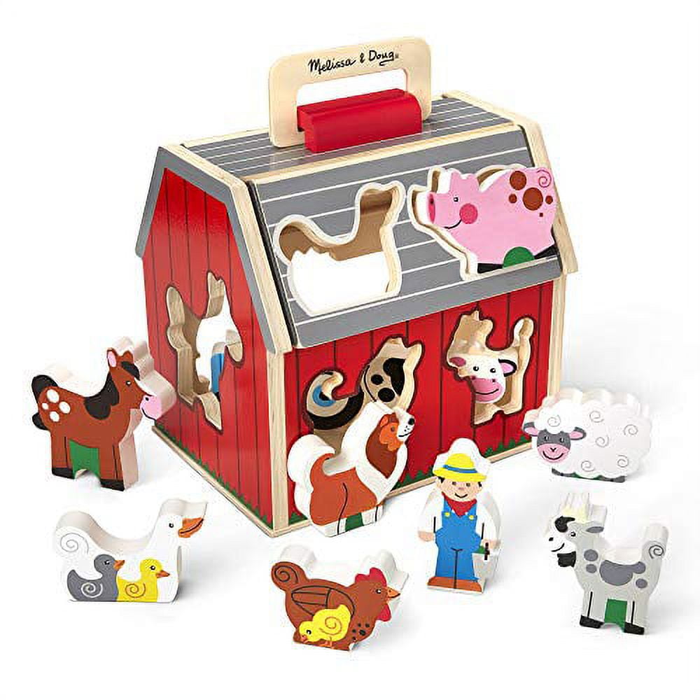 Click here for Melissa & Doug Take Along Sorting Barn 6.500L X 7.... prices