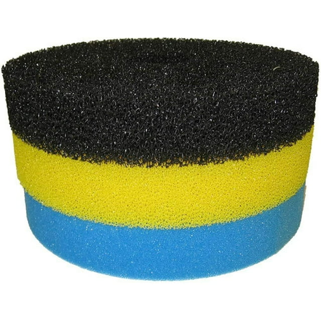 Custom Pro Universal Replacement Foam Pond Filter Pads - Blue Yellow ...