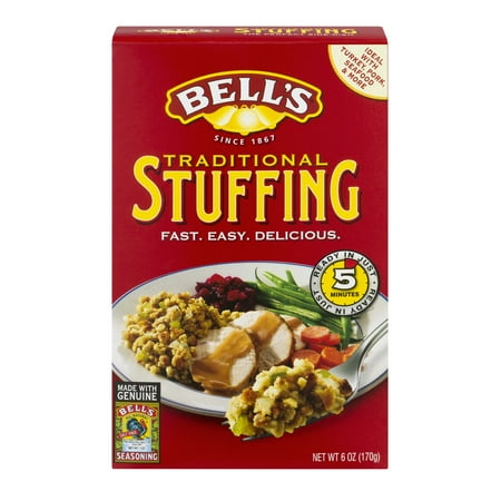 Bell's Traditional Stuffing, 6 oz - Walmart.com