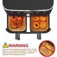 Air Fryer Cooking Baking Paper for Ninja Dual XL foodi AF300 AF400 ...