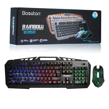 Suproot USB Wired Mouse Keyboard Set, 1200dpi Mice Mechanical Feeling ...