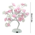 EJWQWQE Beautiful Rose Bouquet LED Tree Table Lamp Lights Party Wedding ...