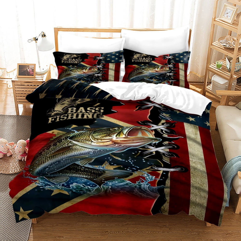 Duvet Cover Set Home Bed Sets Creative 3D American Flag Printed Home ...