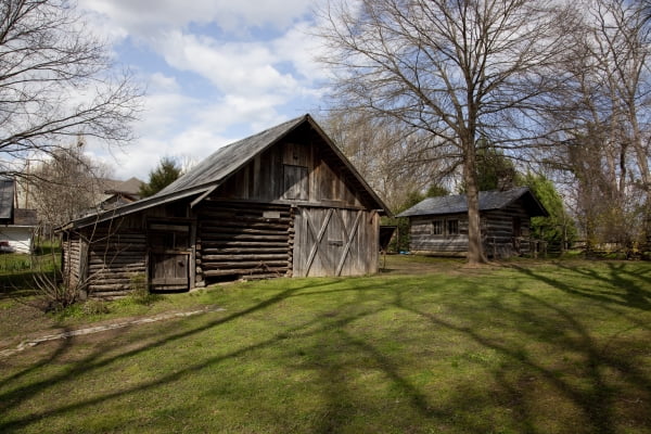 Print: Sage Town: Buildings From The 1800s In A Beautiful Park Setting ...