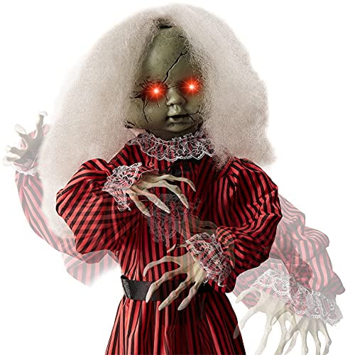 Click here for Best Choice Products Animatronic Roaming Creepy Do... prices