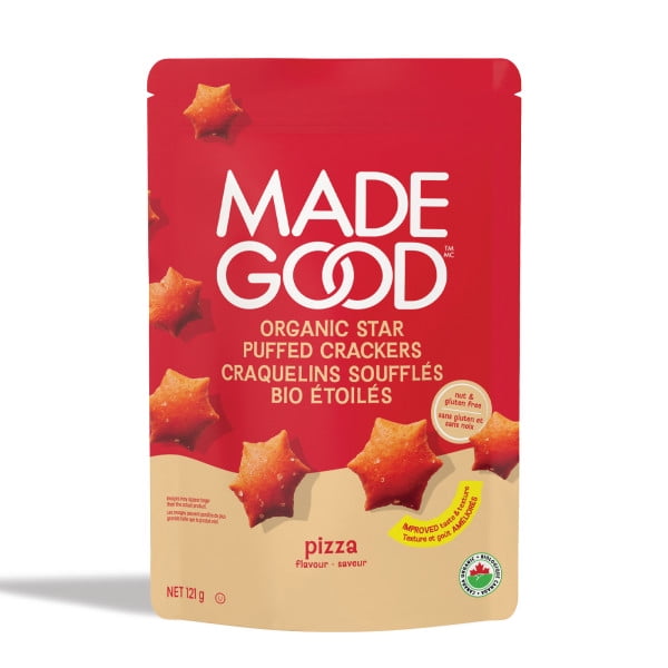 Click here for Madegood Pizza Star Puffed Crackers 121g 121 G prices