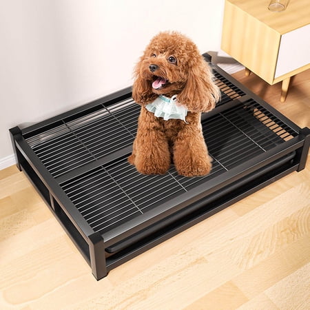 pitrice Dog Potty Toilet Training Tray Pet Litter Box for Small Animals ...
