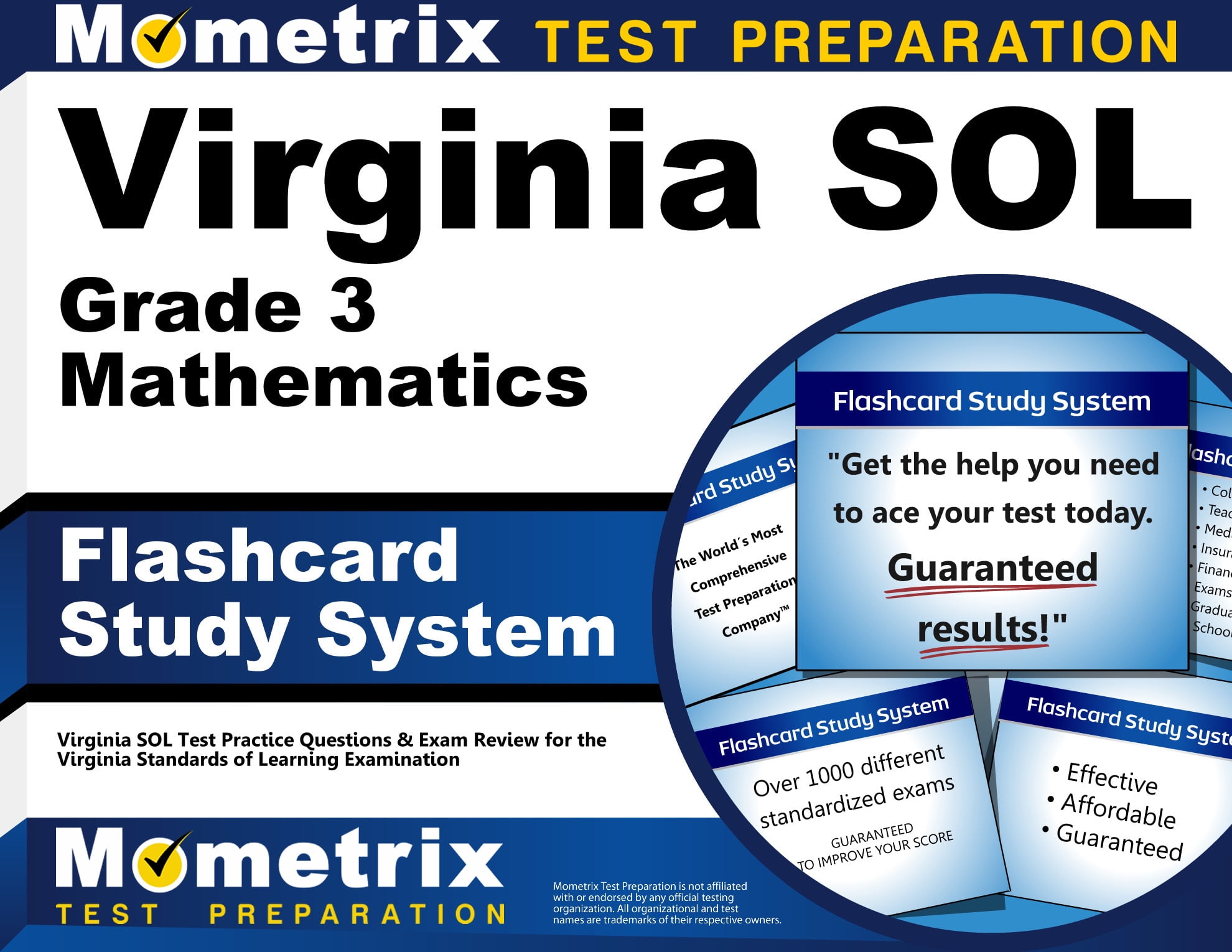 Virginia SOL Grade 3 Mathematics Flashcard Study System: Virginia SOL ...