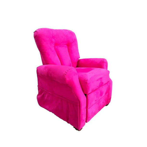 Reclinable Kids, *PARA NIÑOS* Suede Fucsia, Tu Espacio Muebles. Tu Espacio Muebles Sillón ...