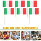 100pcs International Flag Picks Italy Flag Toothpicks Italian Flags ...