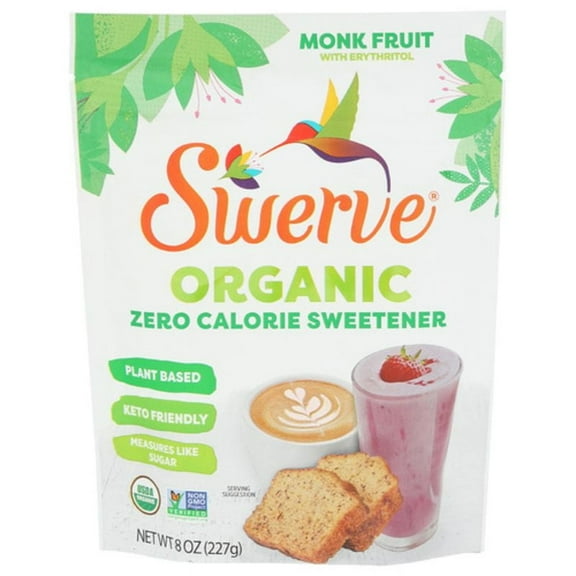 Swerve Organic Monk Fruit All-Purpose Granular Sugar Replacement ...