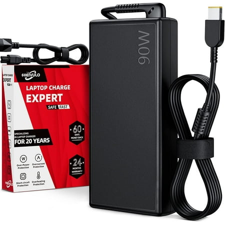 90W Laptop Charger for Lenovo Thinkpad E470 X250 X260 L440 L560 L540 ...